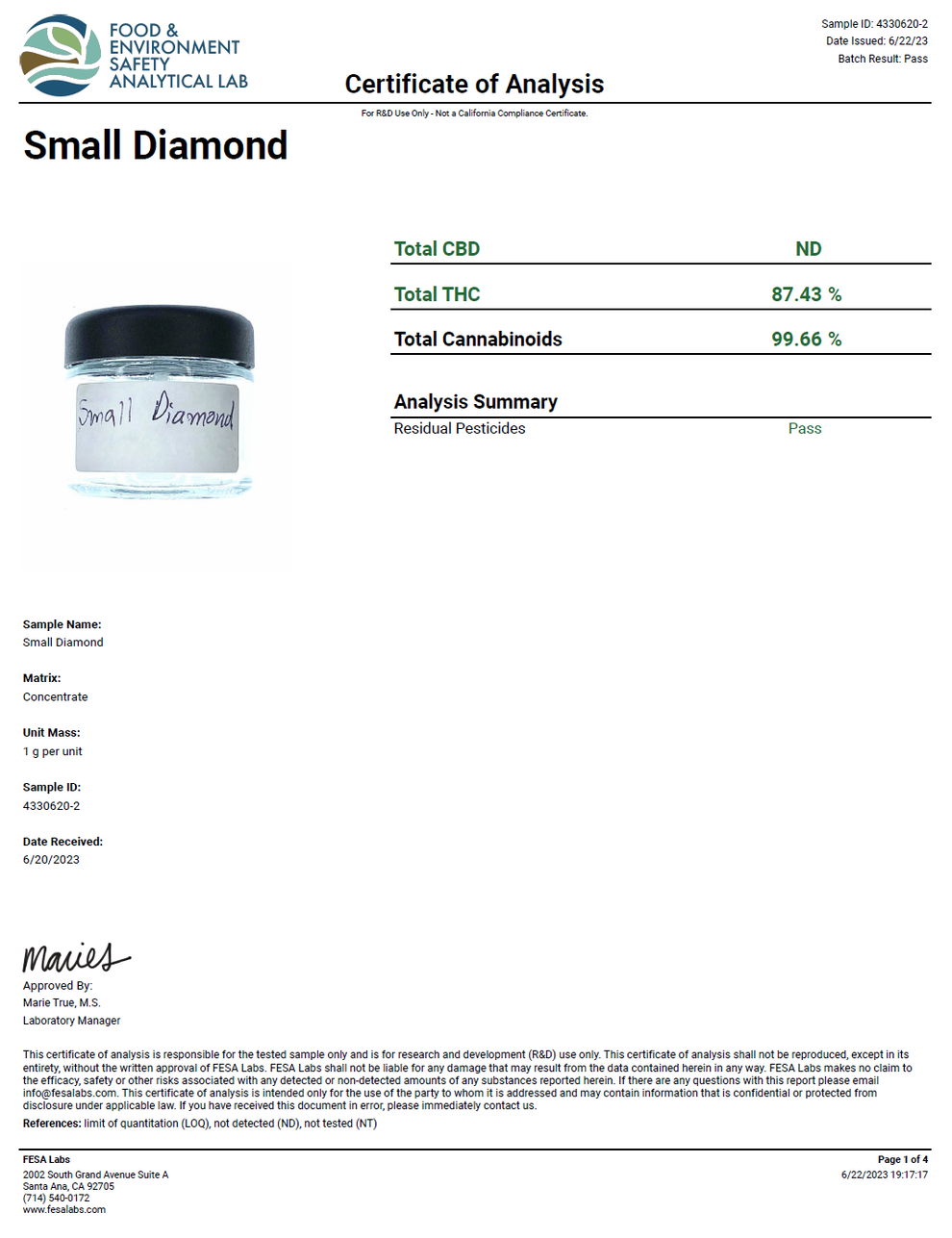 THCa Diamonds – YAGA Farms